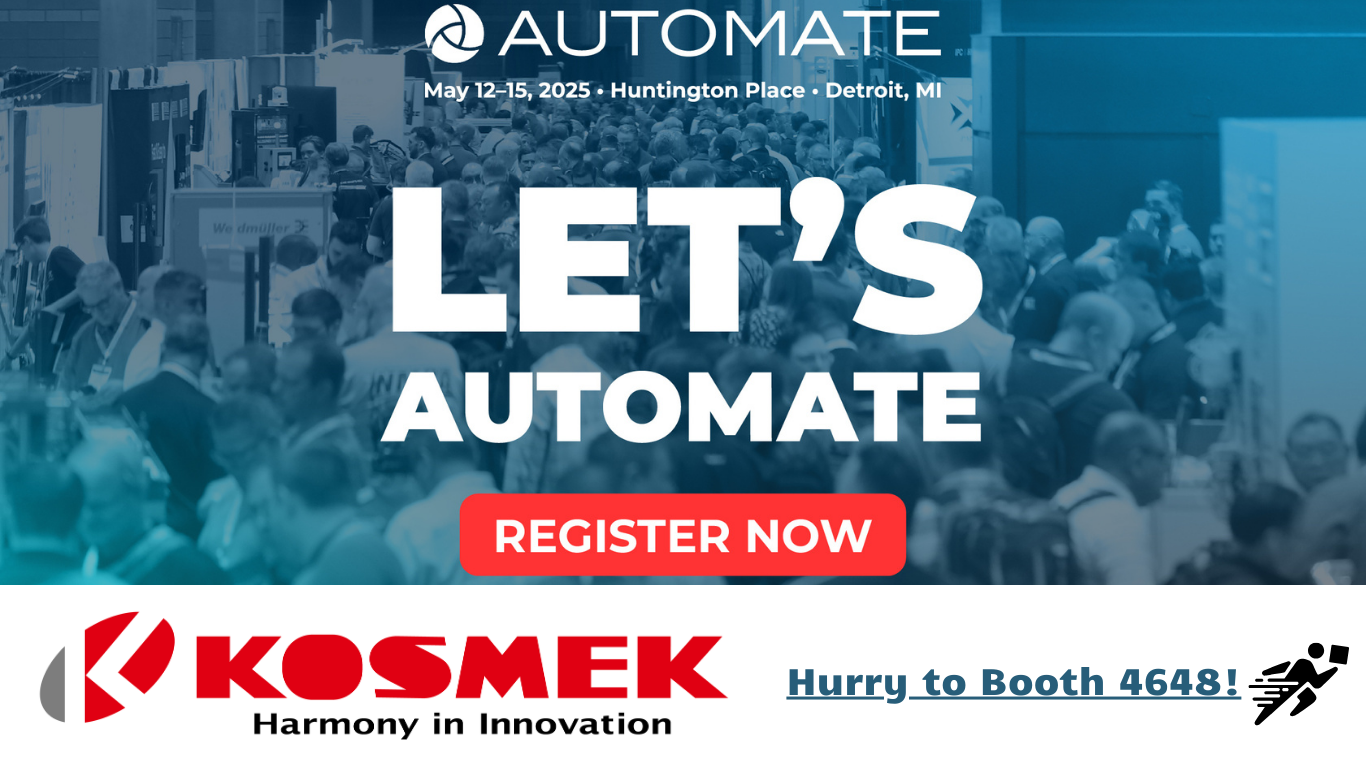 【May 12-15】KOSMEK to Exhibit at Automate 2025 in Detroit - KOSMEK USA